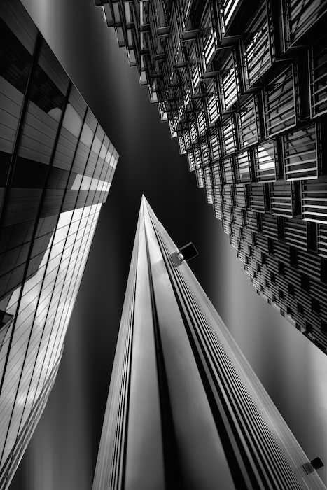 Light Pyramid Wallpaper - Modern Geometric Wall Covering