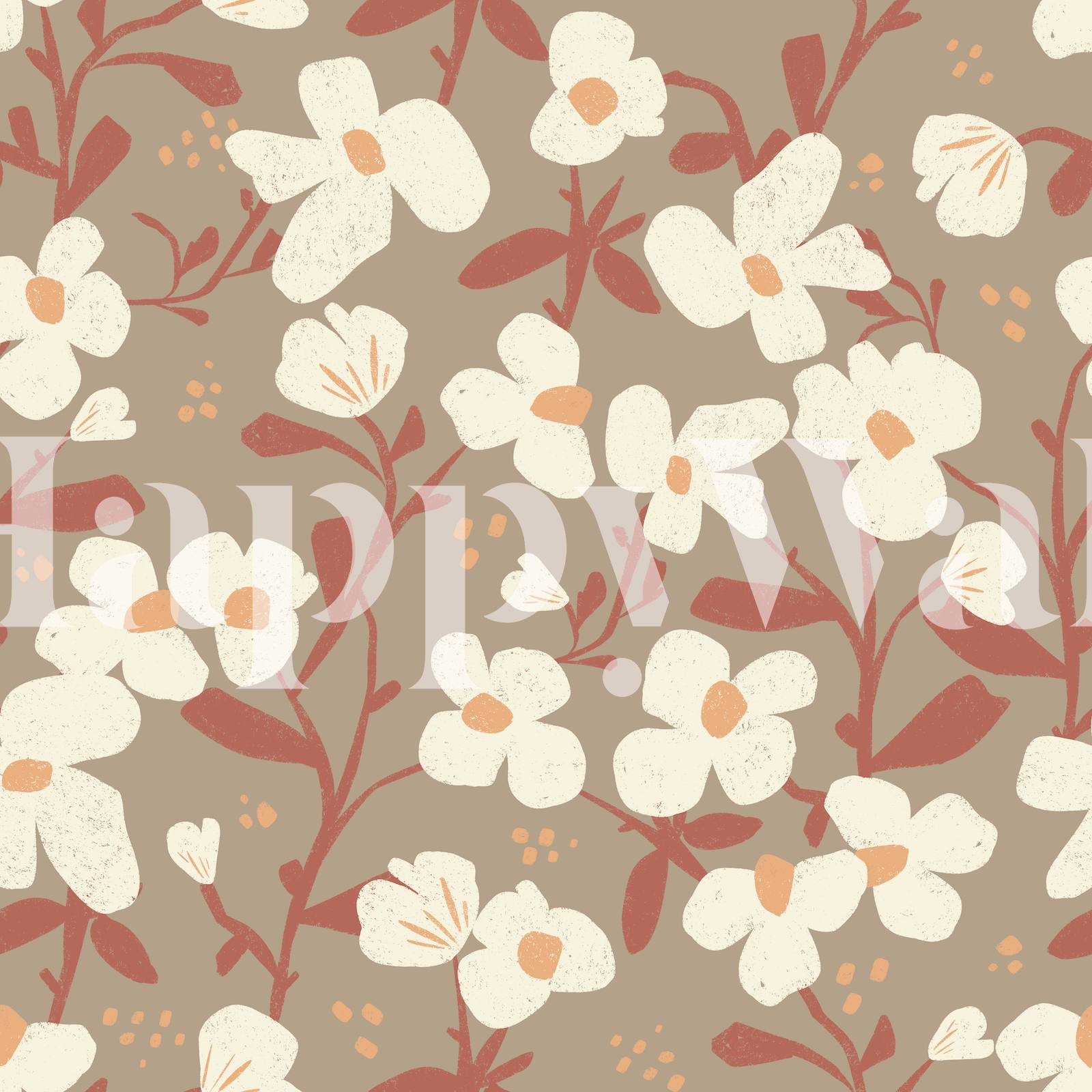 Rustic Garden Elegance Wallpaper - happywall.com