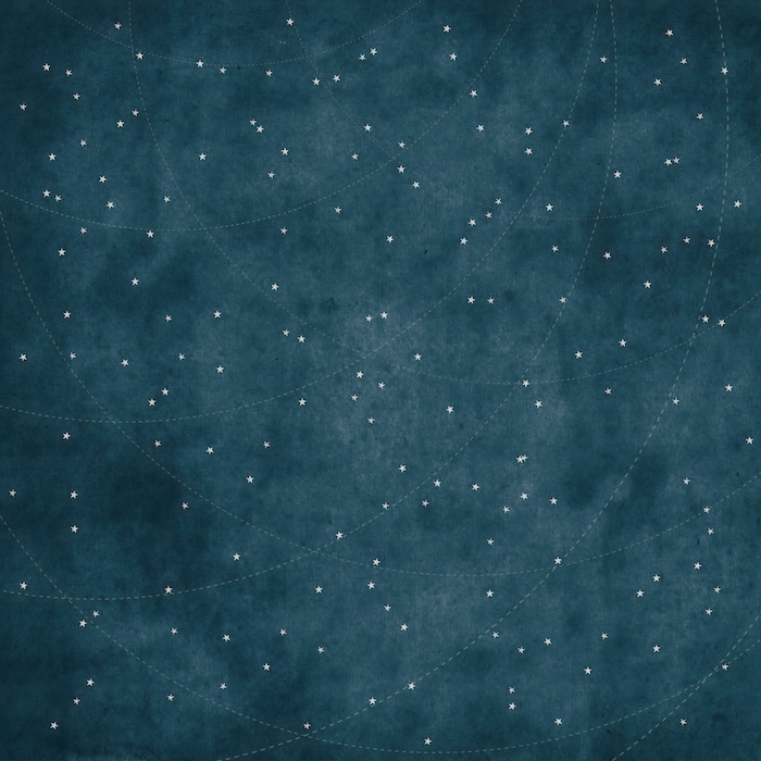 Midnight Blue Starry Wallpaper for Bedroom