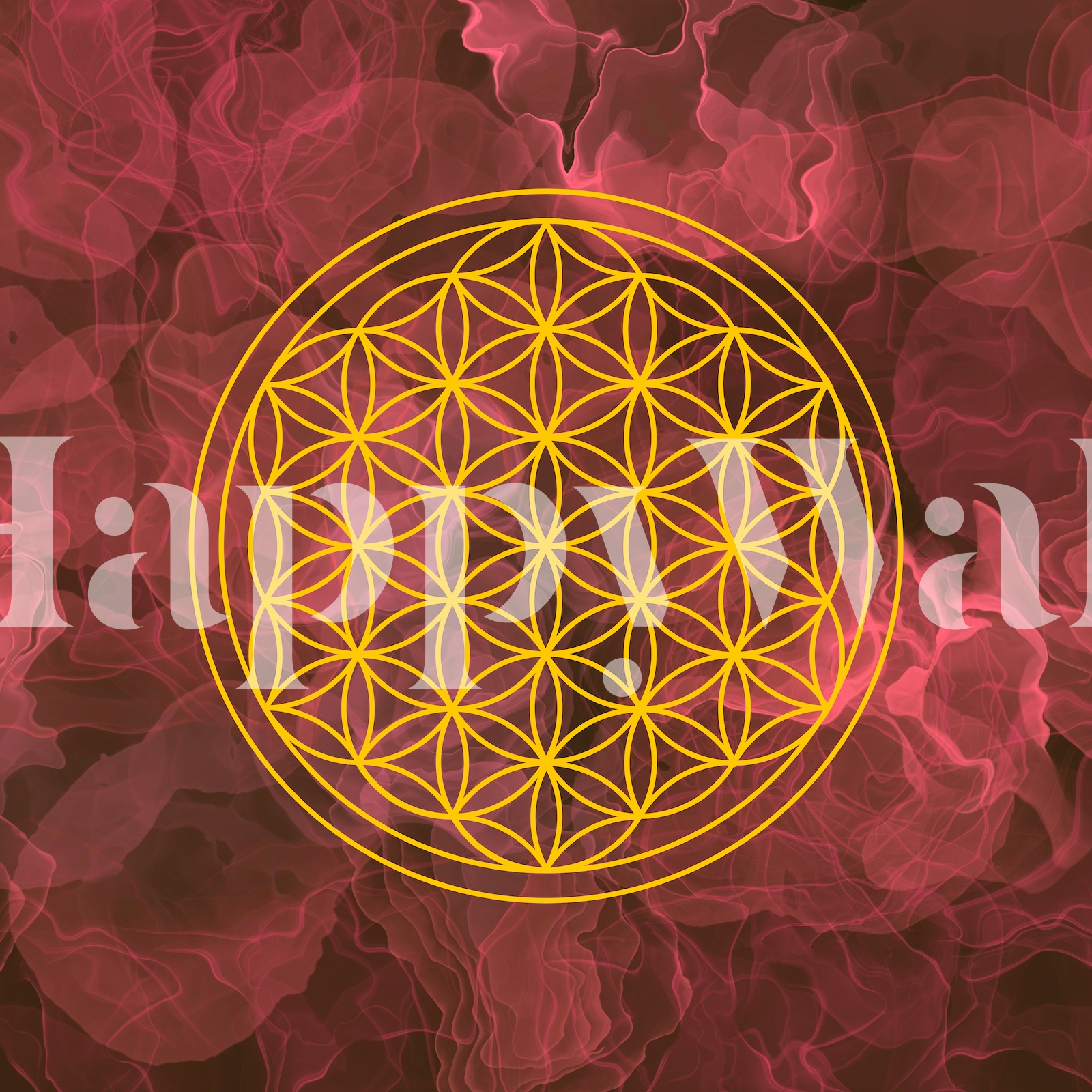 Sacred Geometry-Flower Of Life 1 Wallpaper