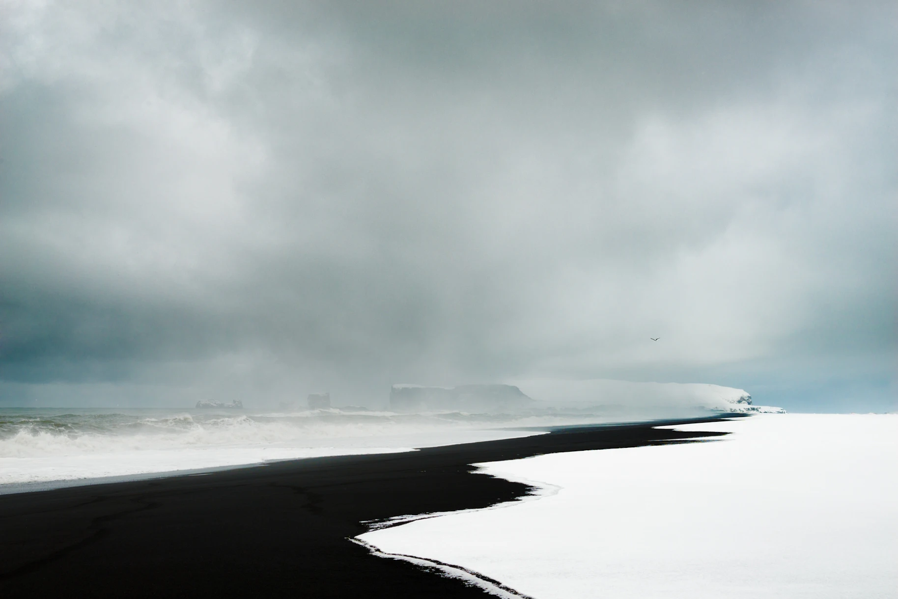 Snow Storm Wallpaper | Happywall