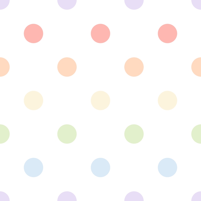 Pastel Rainbow Dots Wallpaper | Happywall.com