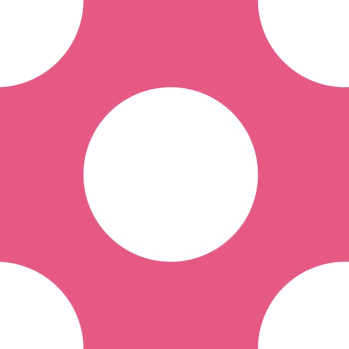 Hot Pink Wallpaper Polka Dot | happywall.com