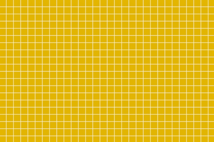 Simple Beige Lines Mustard Yellow Tiles - Happywall
