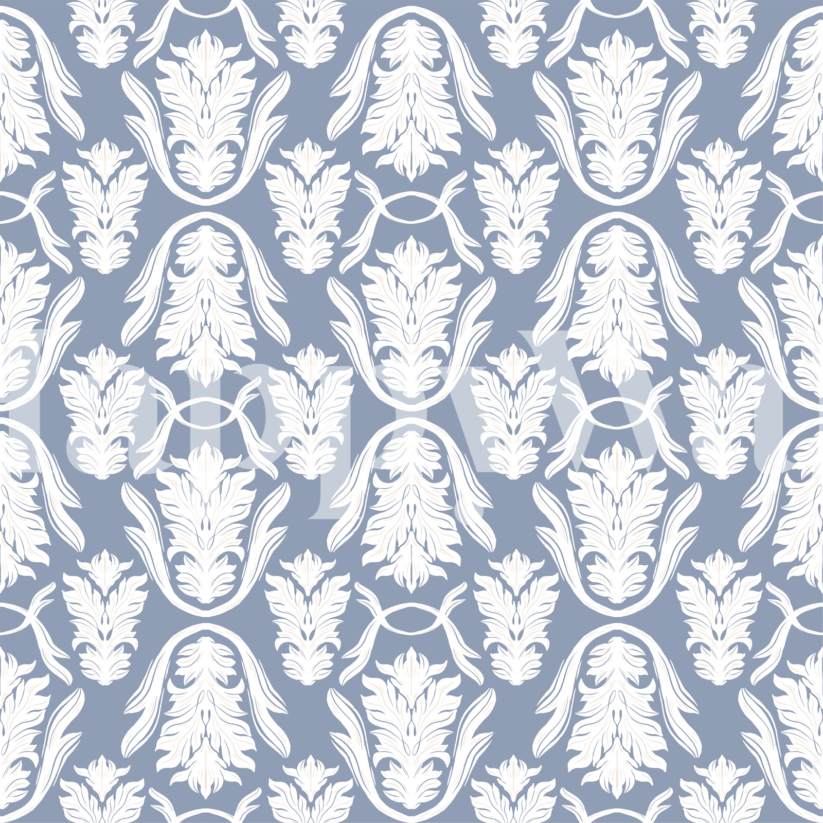 Soft Floral Damask Wallpaper | Happywall