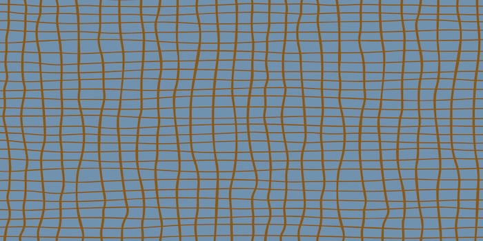 Blue Geometric Grid Wallpaper for Modern Rooms