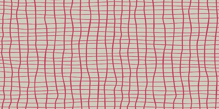 Grid Pattern Pink Vintage - Happywall
