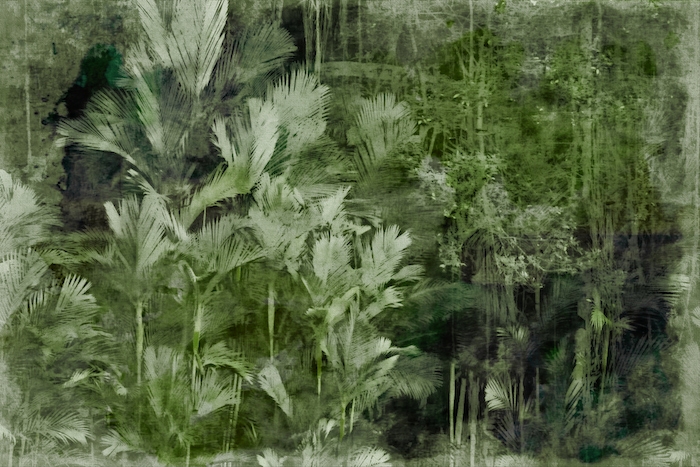Oriental Vintage Jungle Wallpaper - Happywall