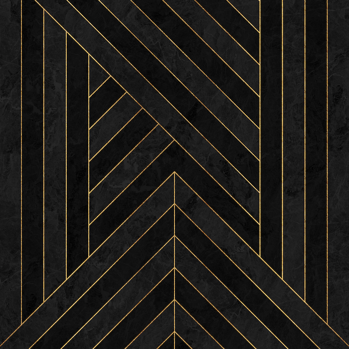 Luxury Charcoal Geometric Mosaic Tiles - happywall.com