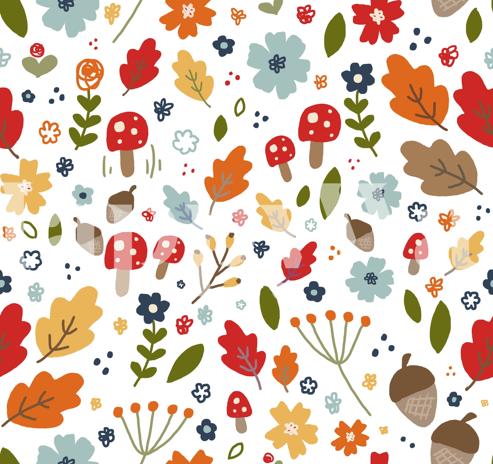 Woodland Fall Wallpaper - happywall.com