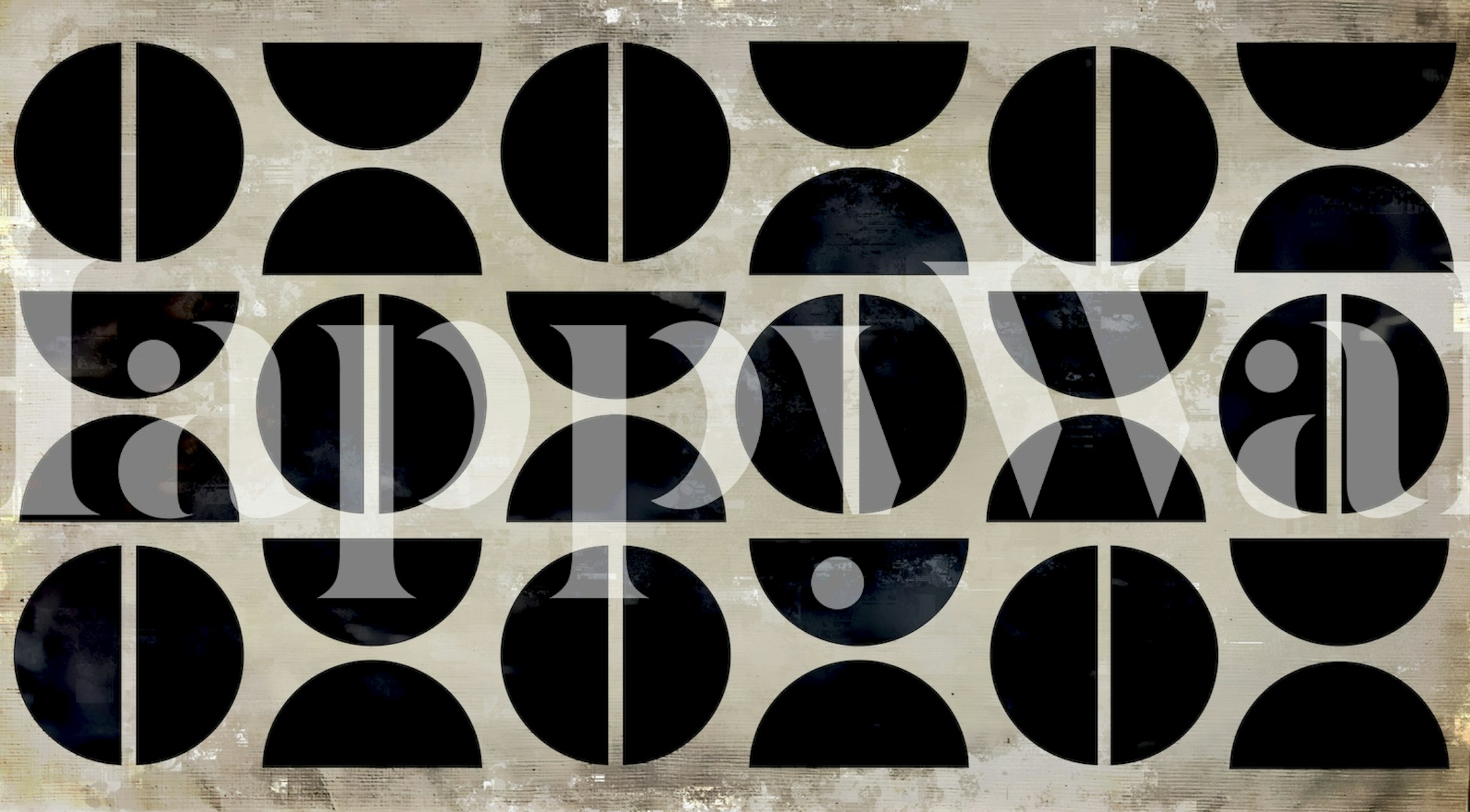 Mid Century Bauhaus Papercuts Wallpaper