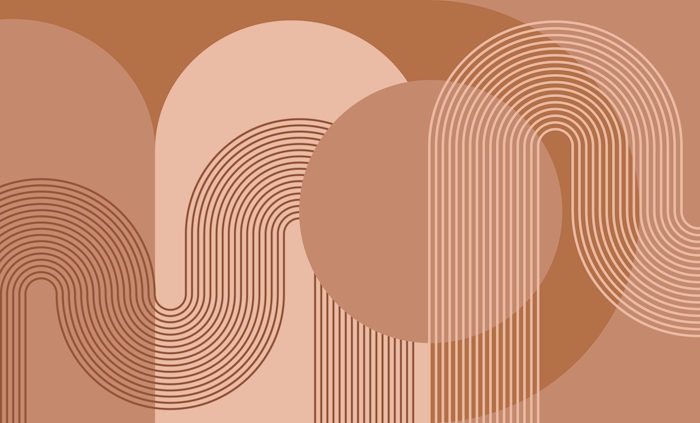 Mid Century Modern Geometric Wallpaper