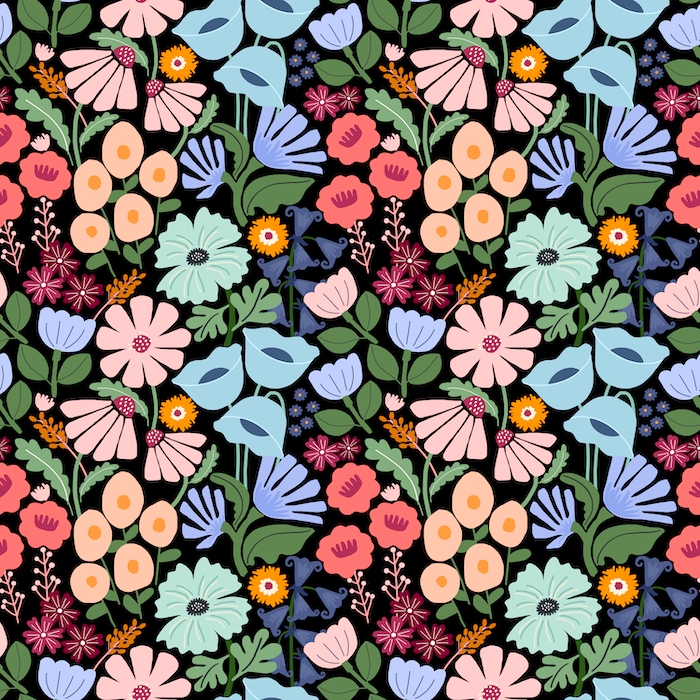 Meadow Muse - night Wallpaper | happywall.com