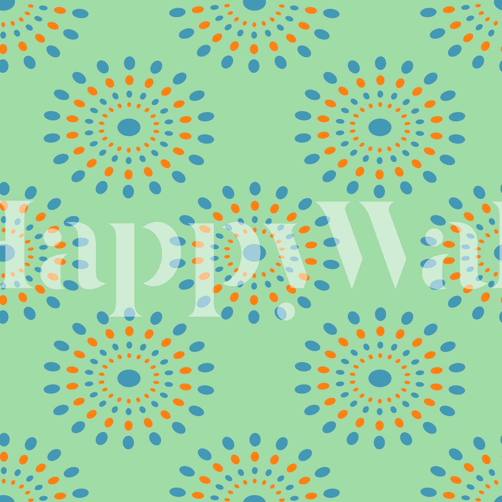 Splash Retro Mid-Century Wallpaper