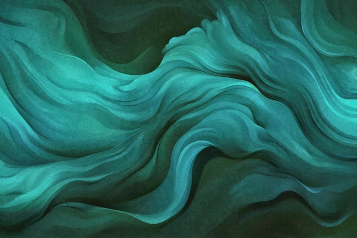 Teal Green Abstract Watercolor Wallpaper