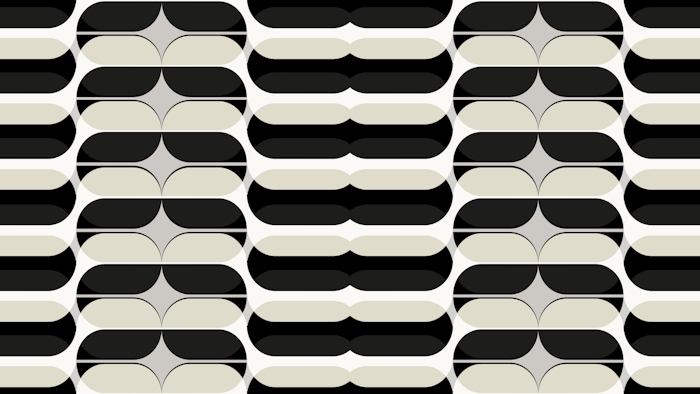 Modern Neutral Mid-Century Wallpaper | Happywall.com