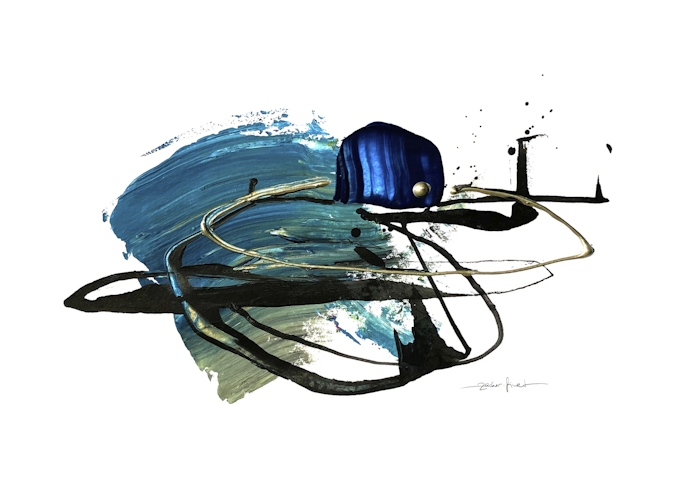 January Thoughts Abstract Art - Happywall