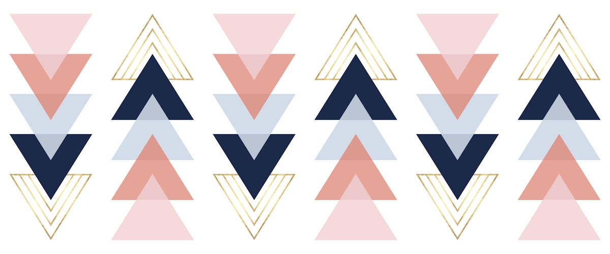 Set of triangles - happywall.com