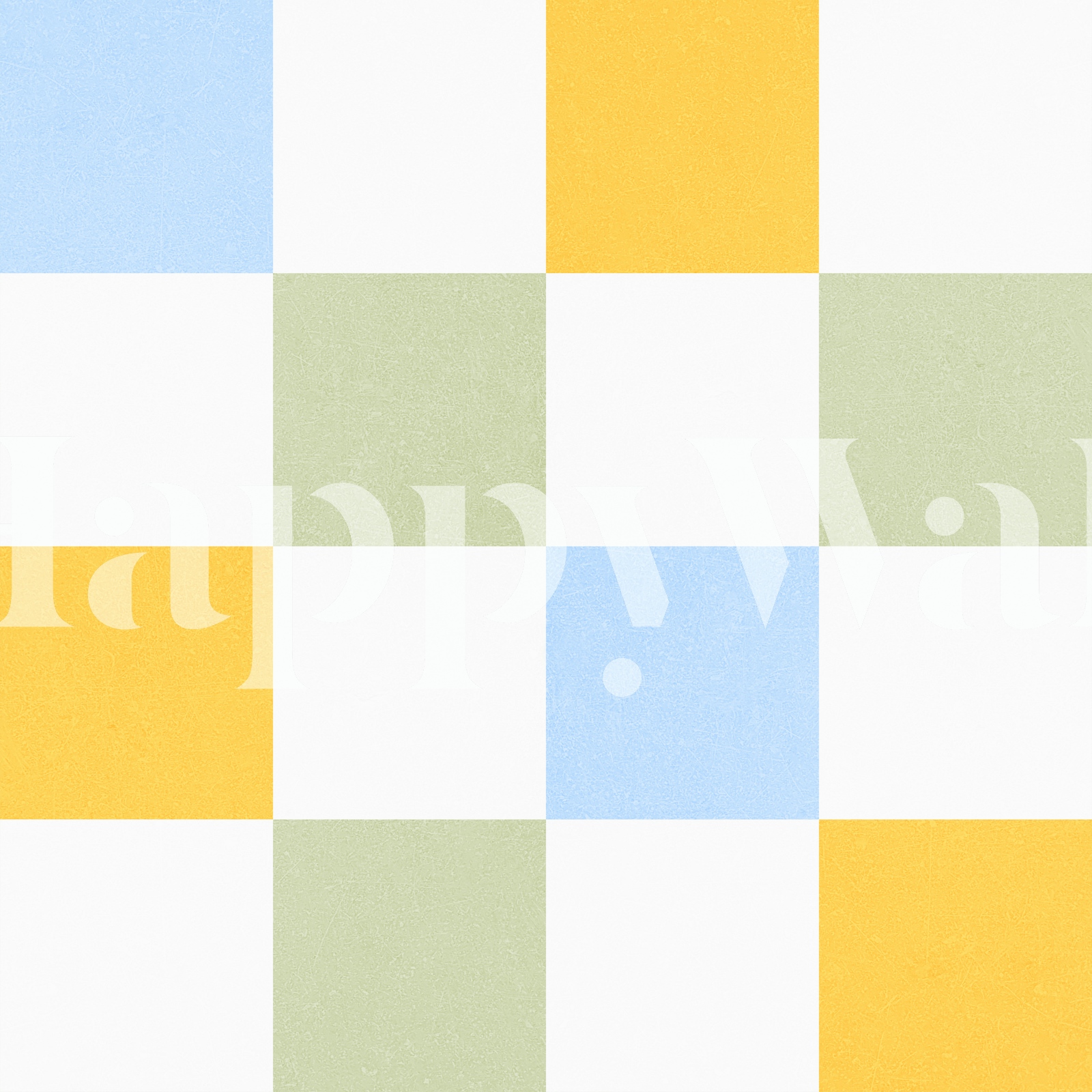 Retro Pastel Checks Wallpaper | happywall.com