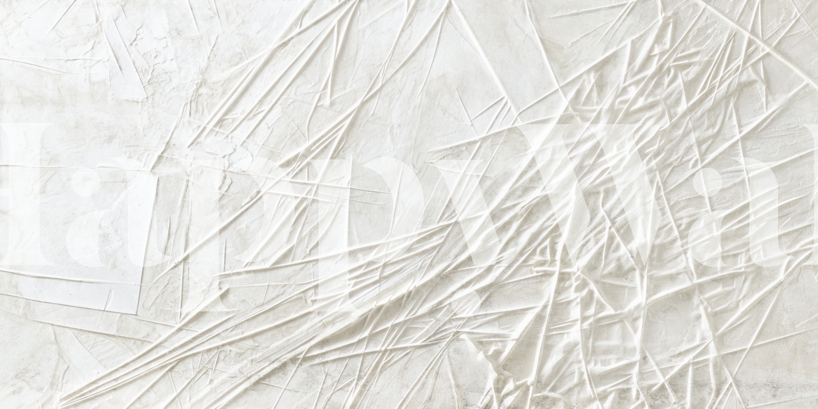 Minimal White Texture Effect Mural - Happywall