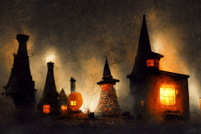 Village of the Witches Wallpaper | happywall.com
