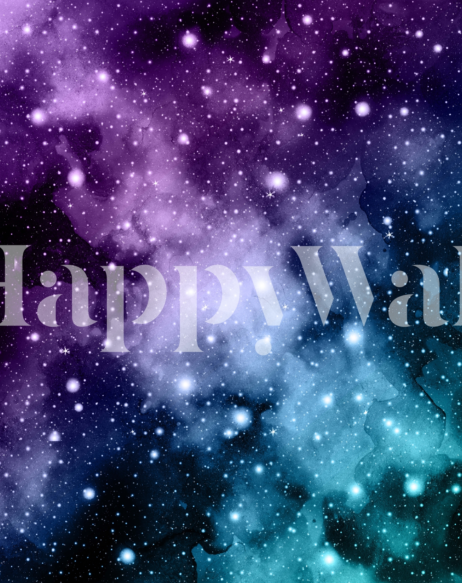Purple Galaxy Blue Teal Wallpaper