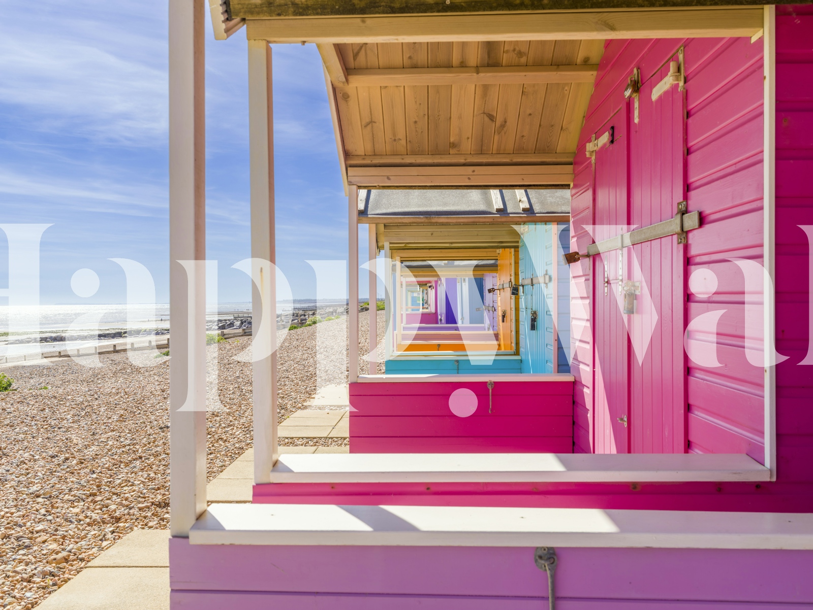 Colorful Coastal Retreats Wallpaper | happywall.com