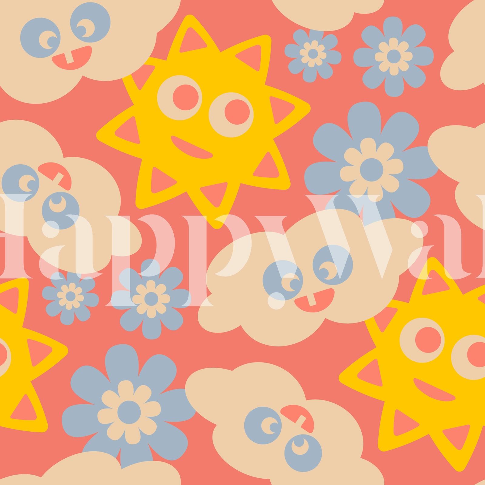 ENSOLEILLE AVEC PASSAGES NUAGEUX Nuage de soleil pour enfants mignons ...