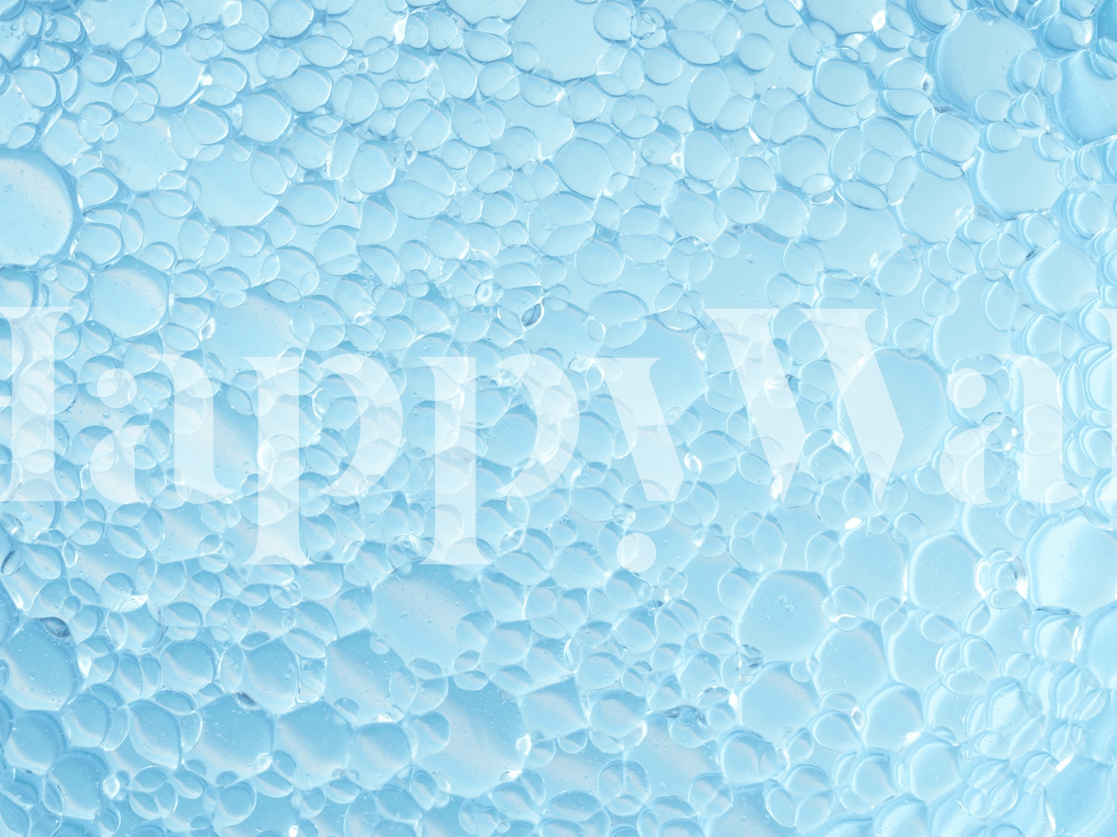 Blue Bubble Wallpaper for Modern Decor
