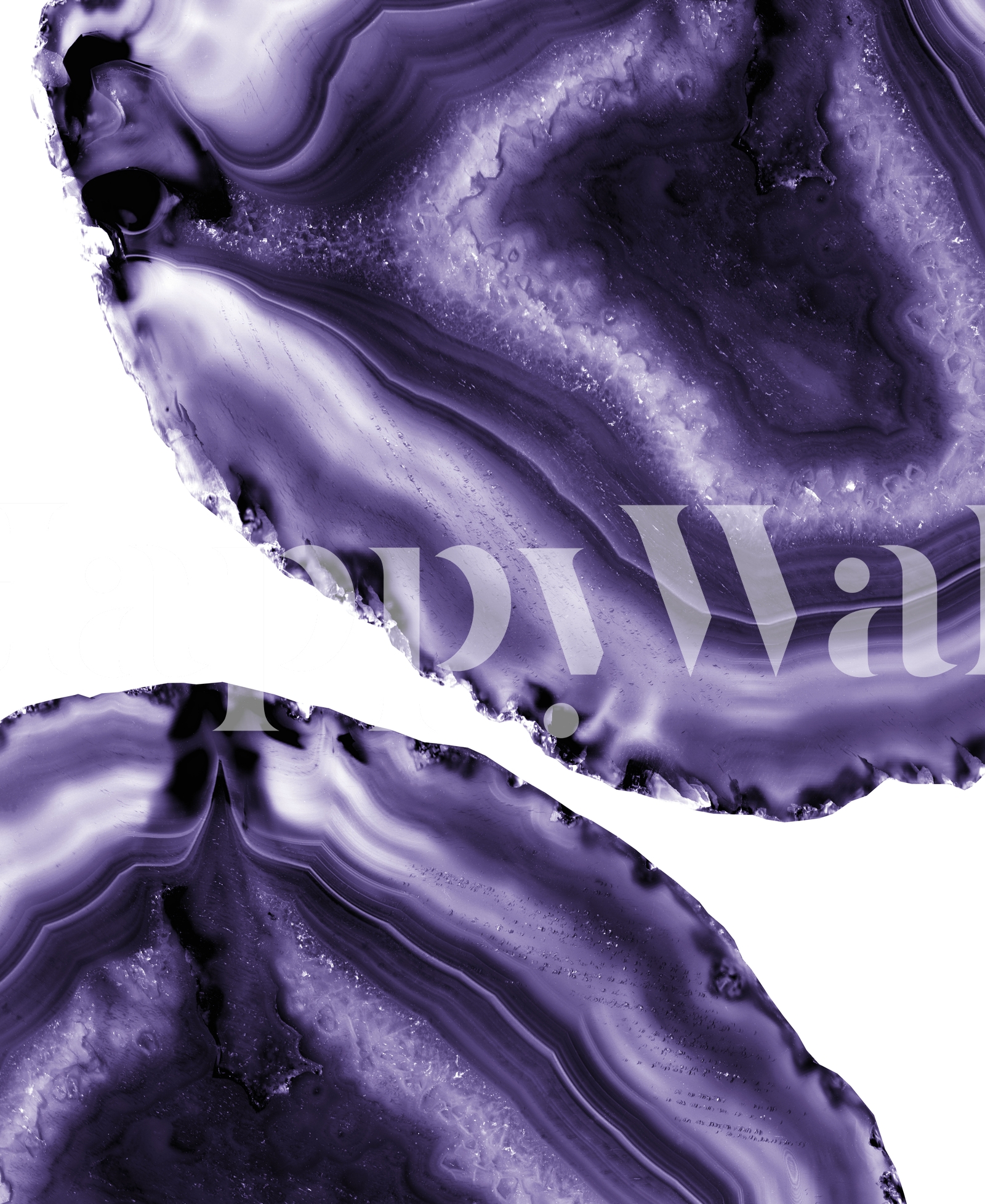 Purple Agate Pattern Wallpaper
