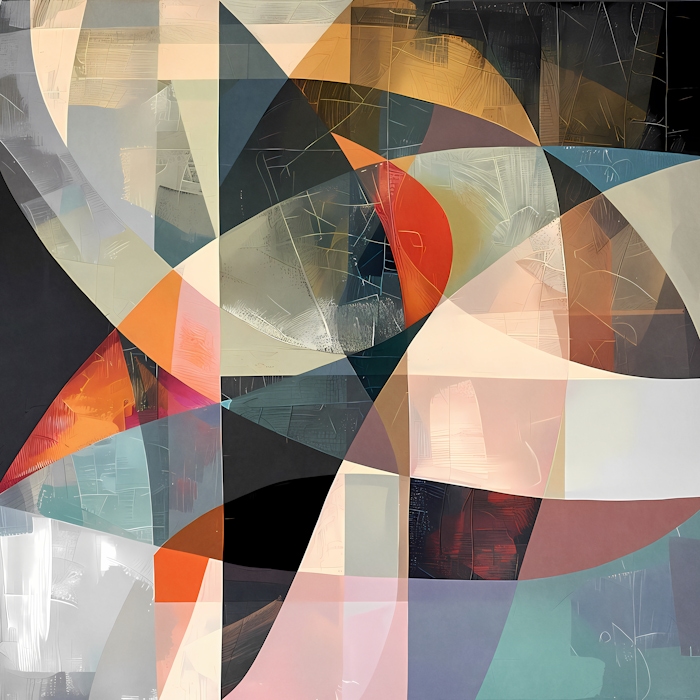 Colorful Geometric Wallpaper for Modern Spaces