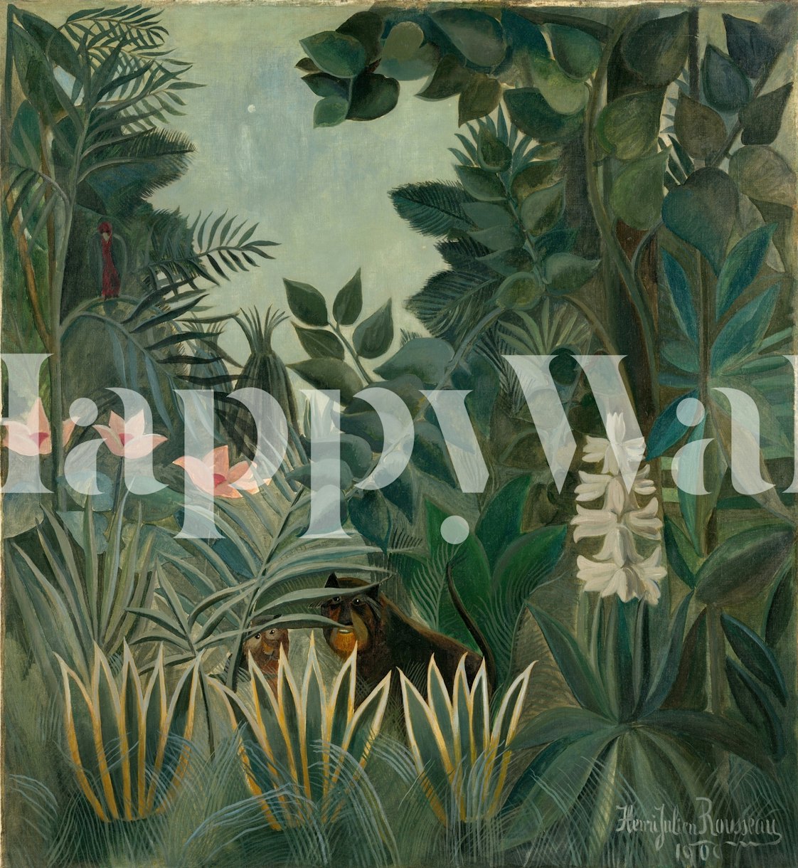 The Equatorial Jungle Wallpaper | Buy Online at Happywall