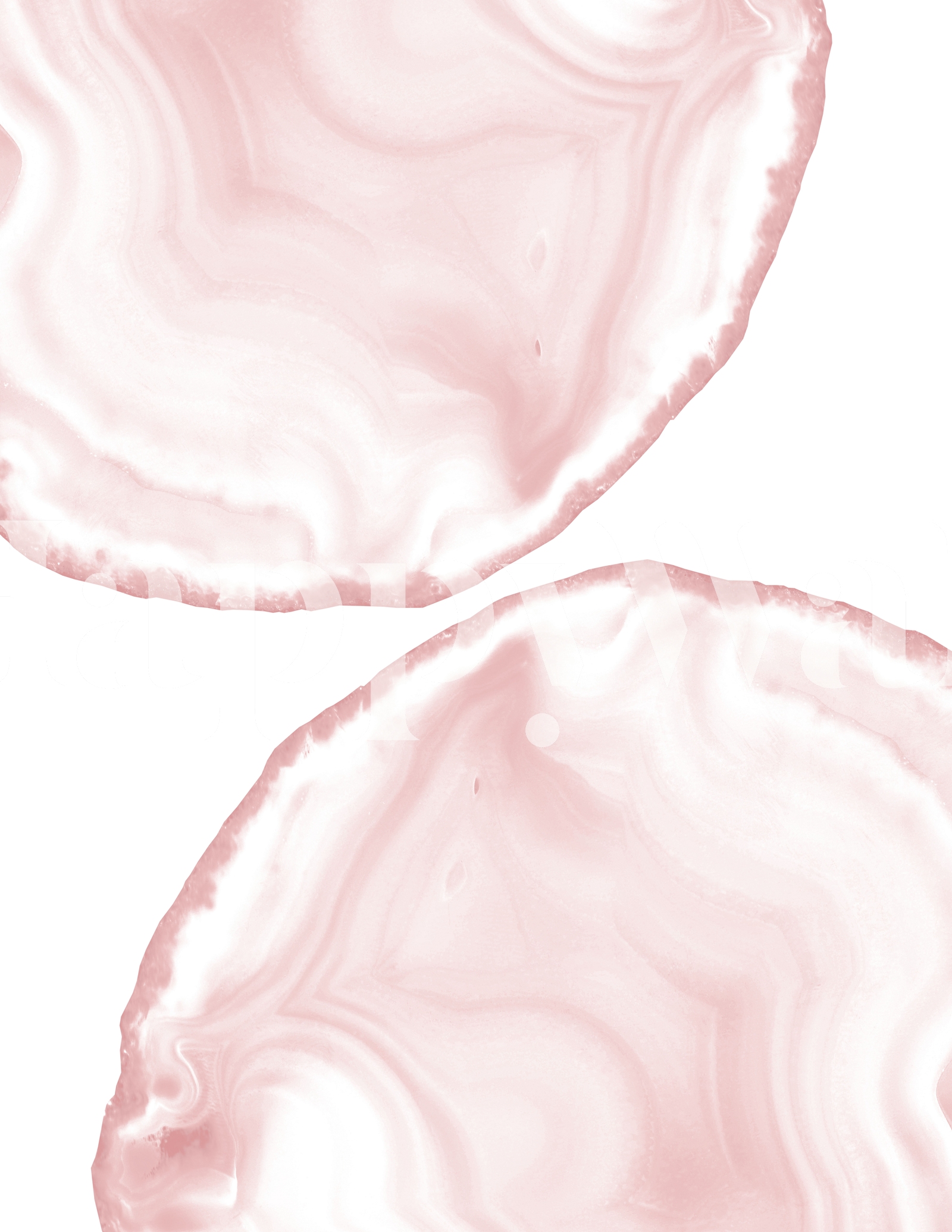 Buy Blush Agate Pastel Glam 1 Wallpaper - Happywall.com