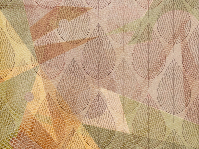 Earthy Leaf Grunge Wallpaper - happywall.com