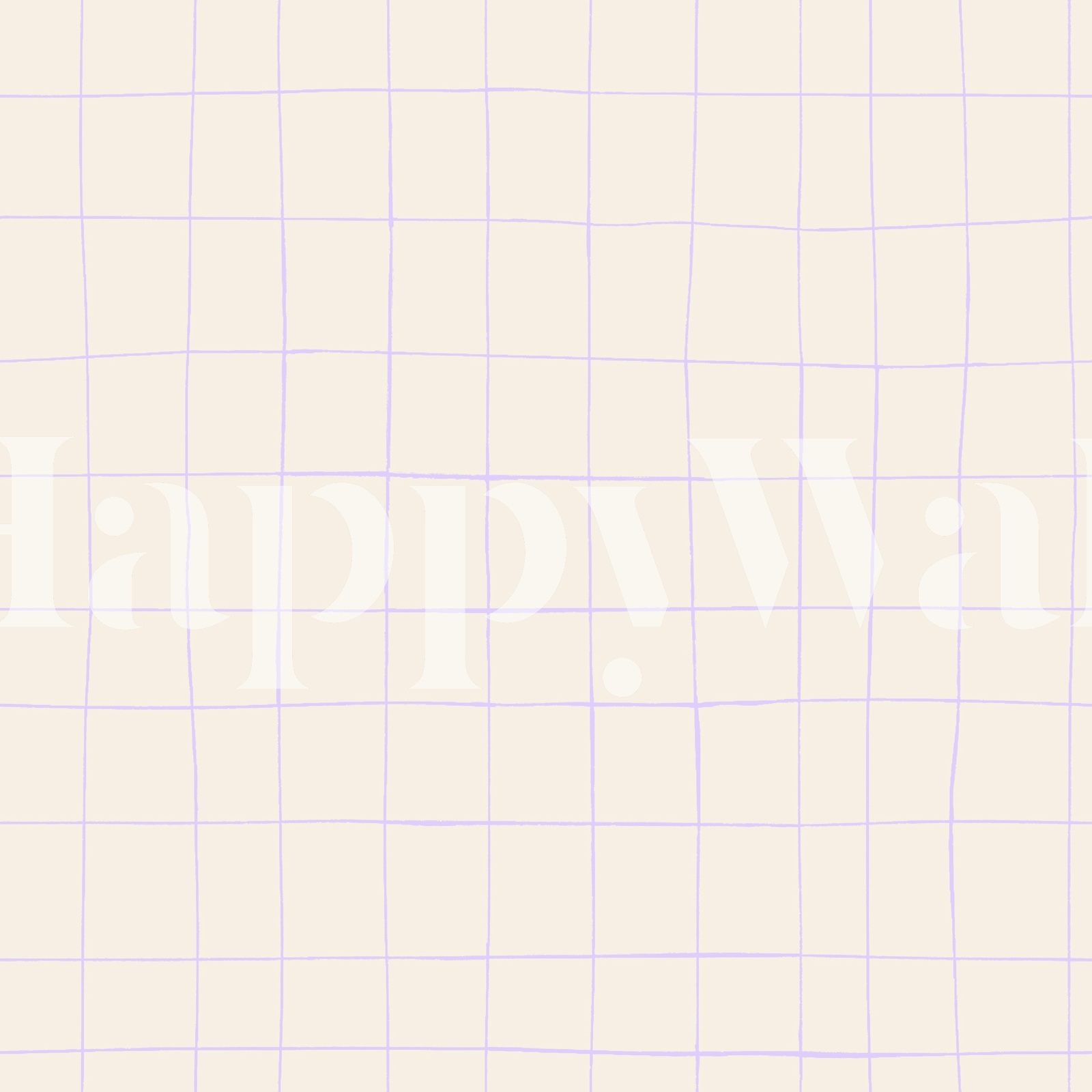 Soft Lavender Grid Wallpaper for Modern Decor