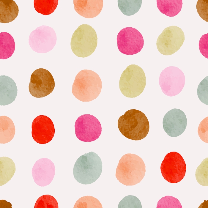 Classic Retro Polkas Wallpaper - Happywall