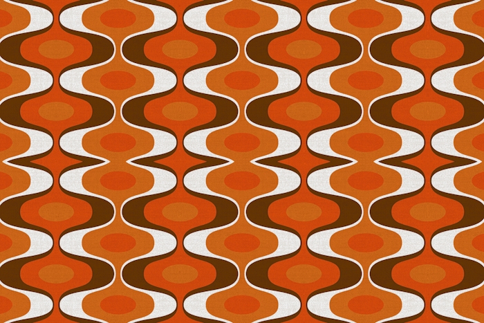 Retro 70s Groovy Wallpaper | happywall.com