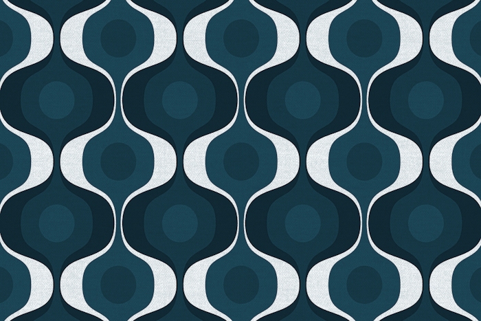 Funky Blue Wallpaper