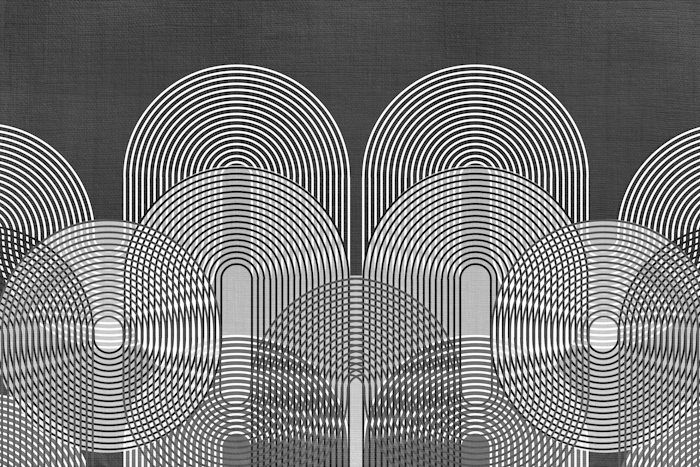 Arch Circle Line Modern - Wallpaper | happywall.com