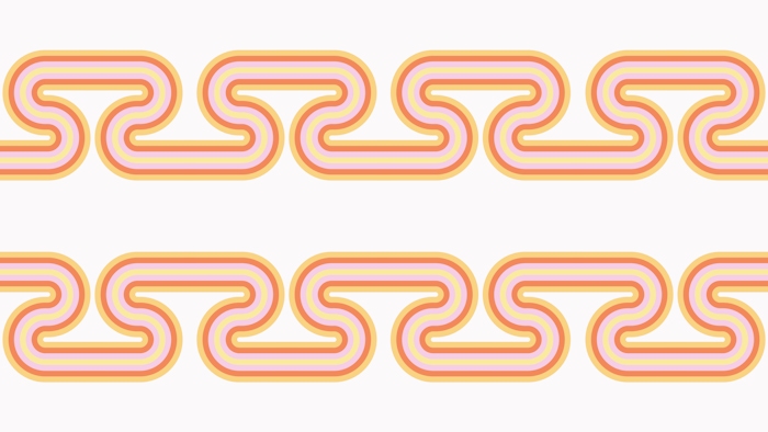 Soft Curvy Lines Wallpaper | happywall.com