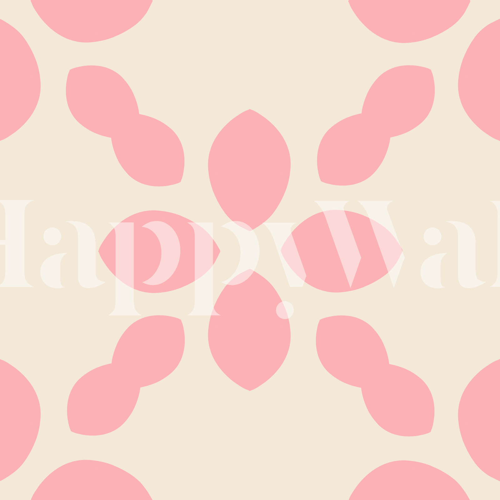 Pink Bold Abstract Wallpaper | happywall.com