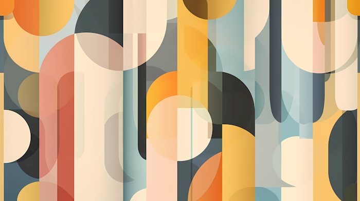 Geometric Overlays 2 | happywall.com