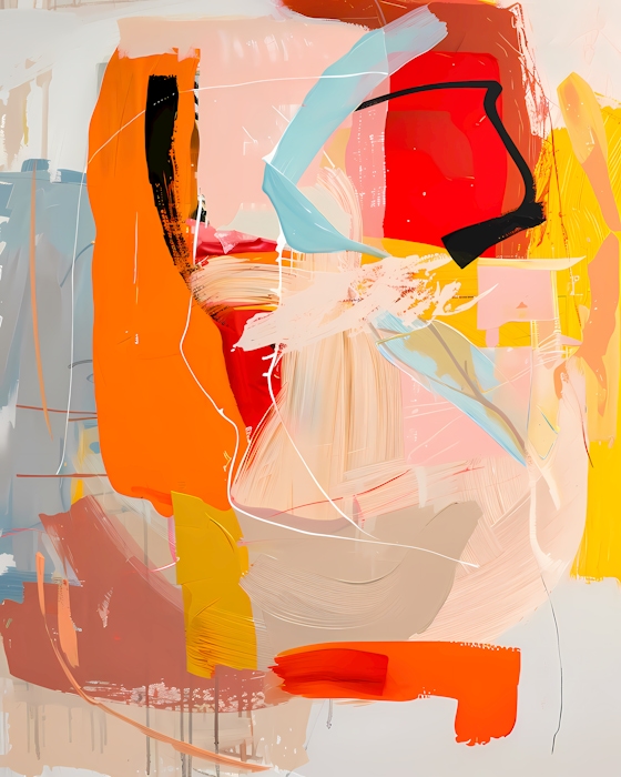 Expressionist Abstract 3 wallpaper | Happywall