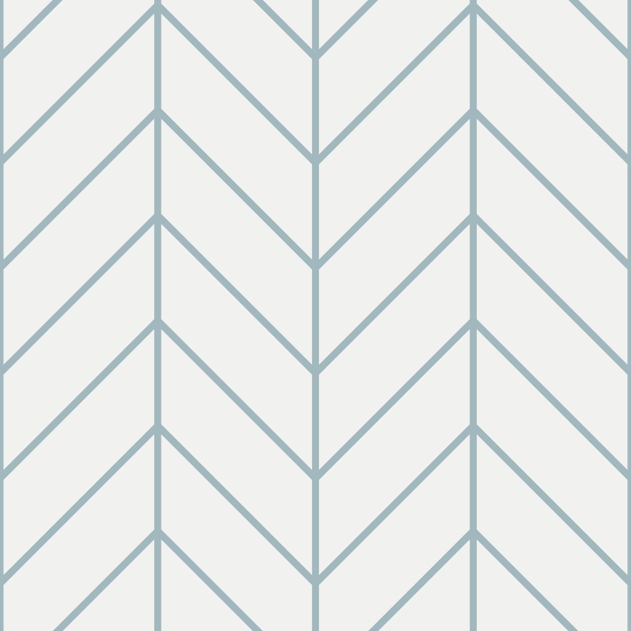 Chevron Pattern - Scandi Blue 1 - happywall.com