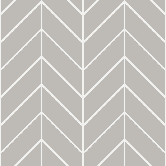 Gray Chevron Pattern Wallpaper for Modern Decor
