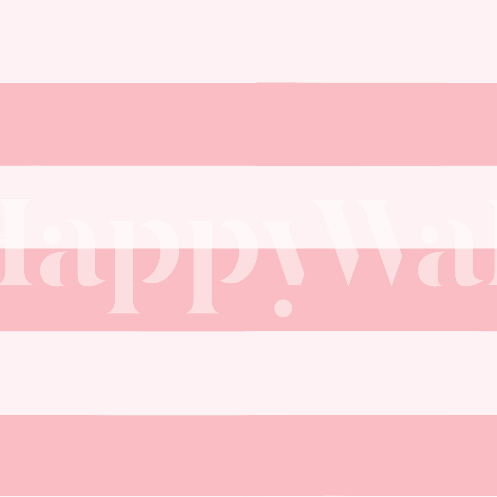 Pink Horizontal Stripes Wallpaper | happywall.com