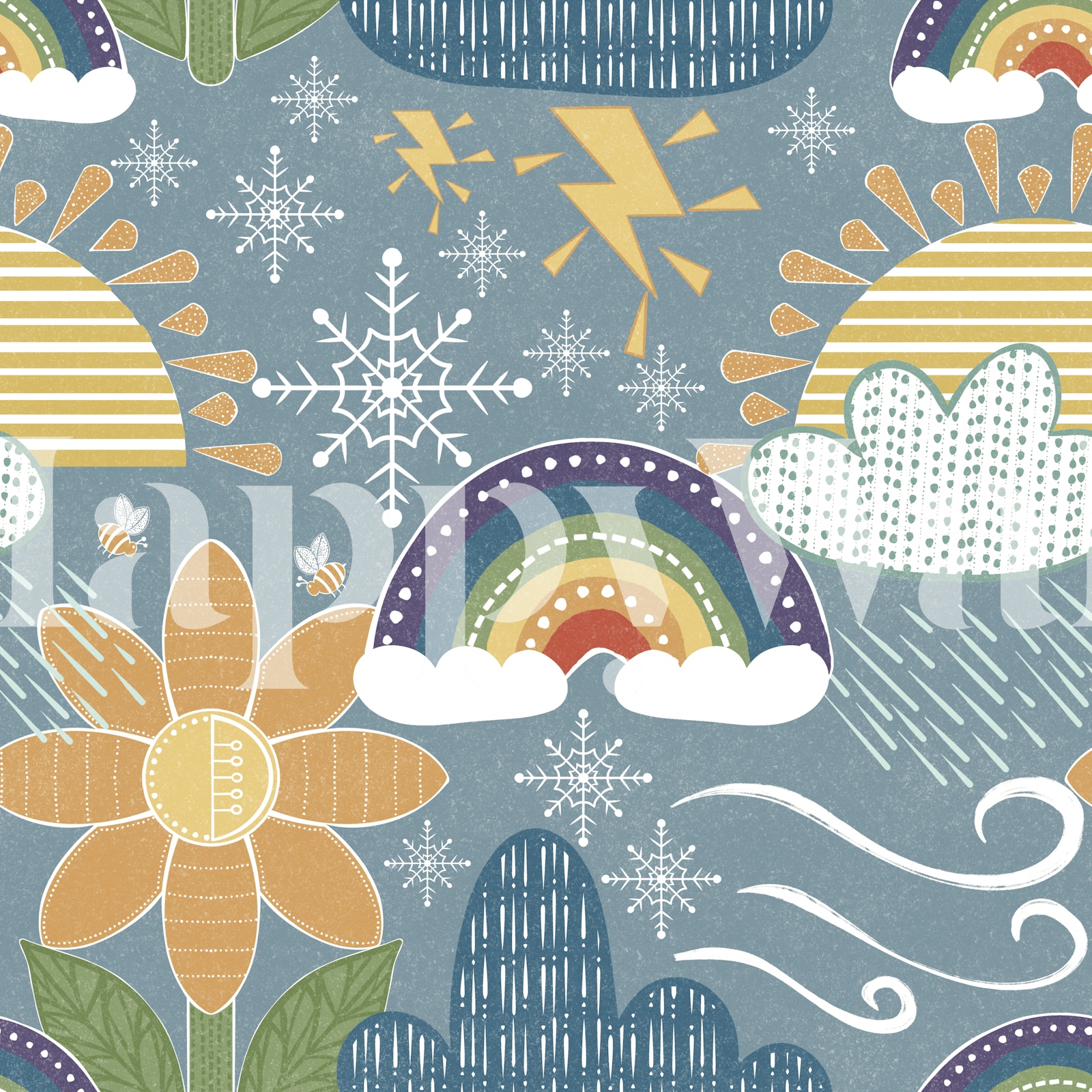 Weather Pattern Wallpaper - Happywall.com