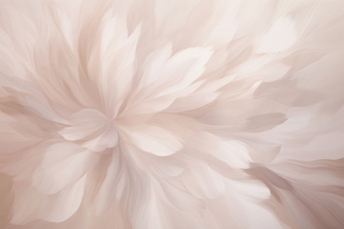 Soft Floral Abstract Wallpaper in Beige