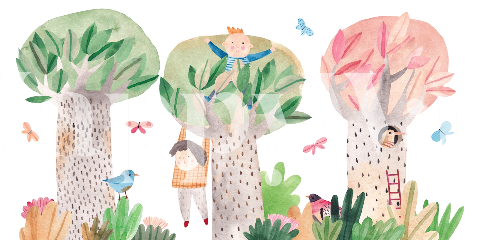 Kids Tree Adventure Wallpaper