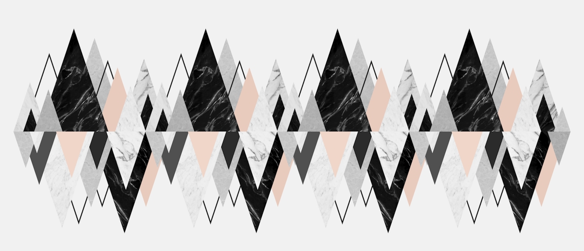 Geometric Mountain Triangle Wallpaper